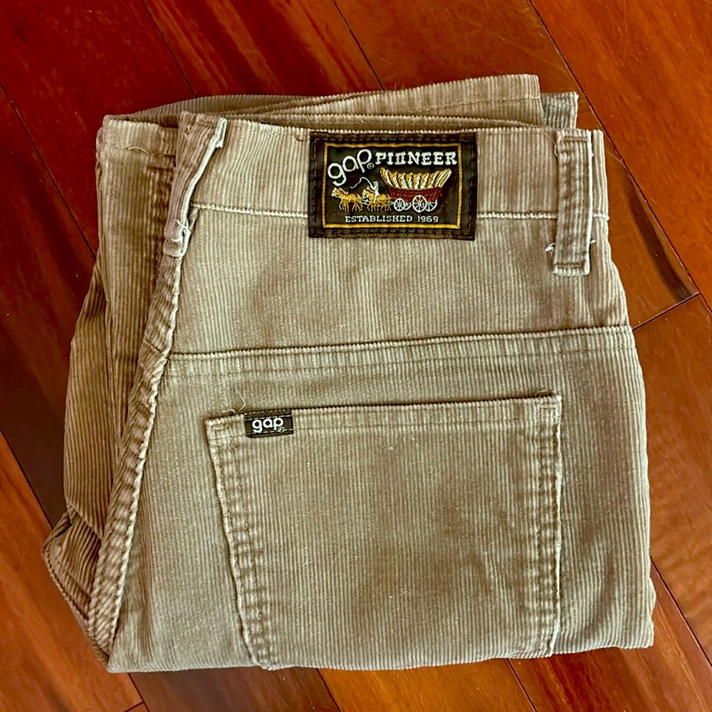 80s Vintage Gap Corduroy Pants Like New - Gem